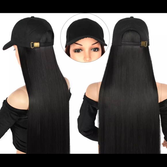 Hair | Baseball Cap With Attach Her Extension | Poshmark